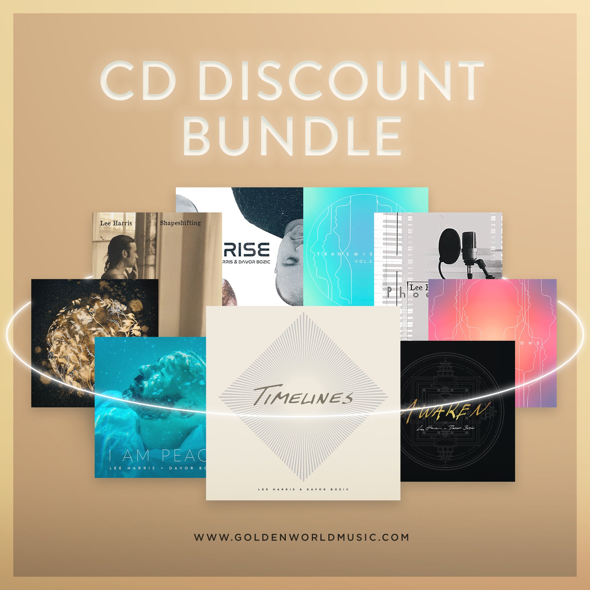 CD Bundle - Lee Harris + Davor Bozic – Golden World Music