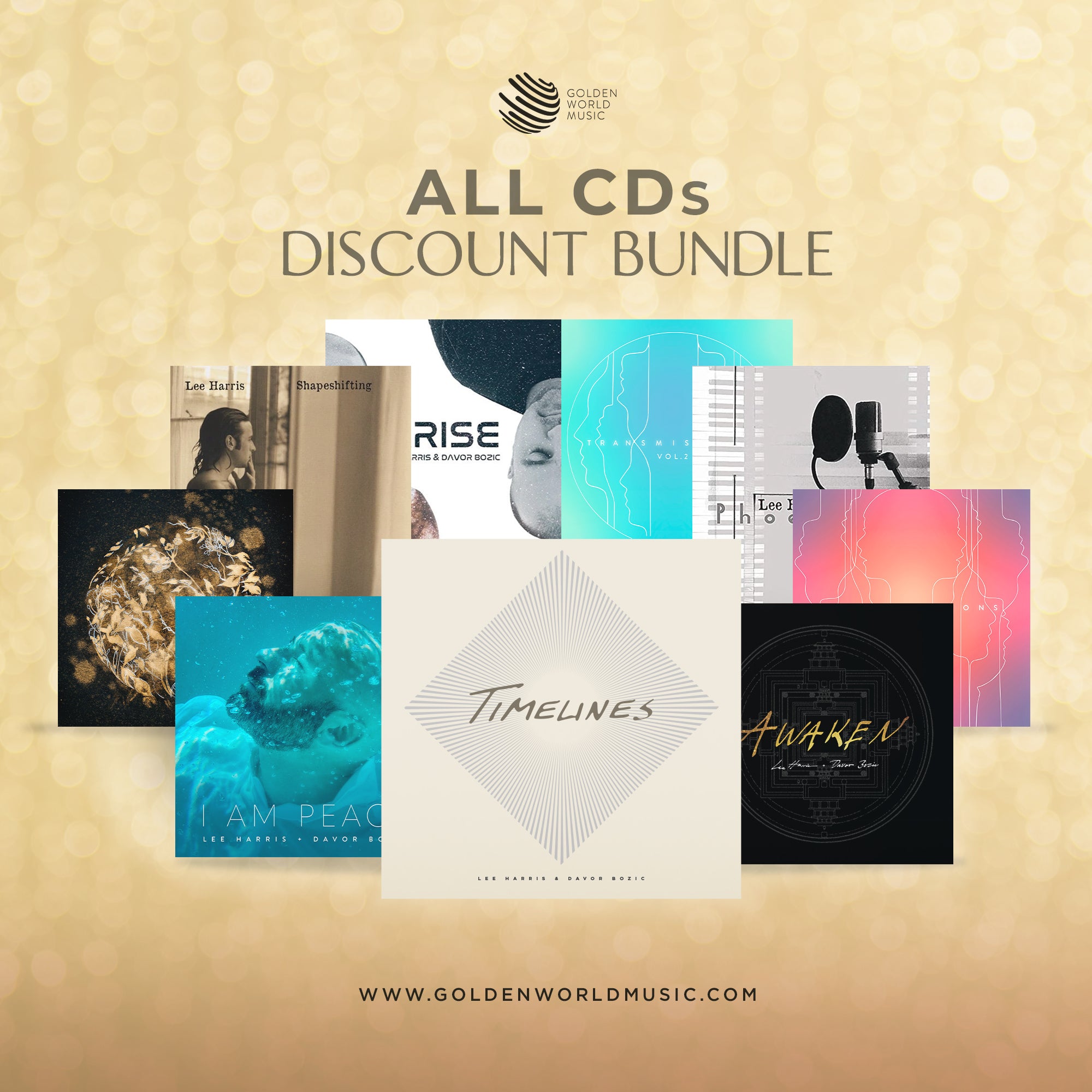 CD Bundle - Lee Harris + Davor Bozic – Golden World Music